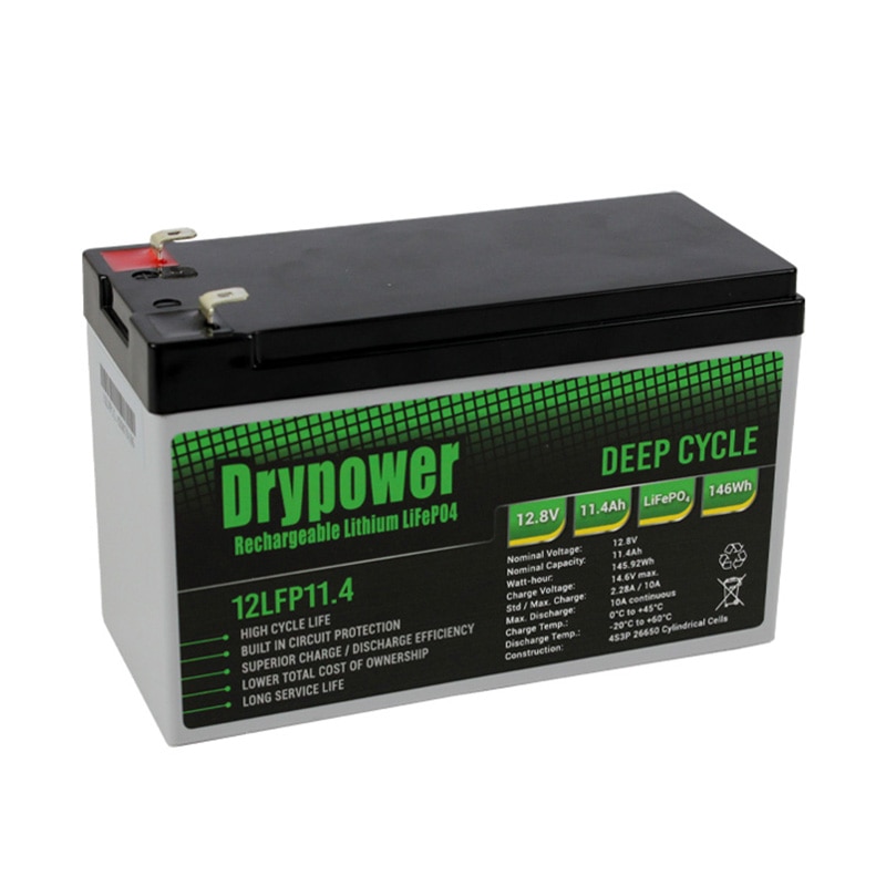 12.8V 11.4Ah (5hr rate) 4S3P LiFePO4 Battery F2 Terminal - Battery World