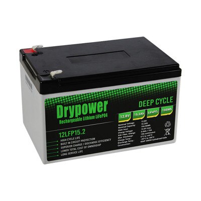 12.8V 15.2Ah 4S4P LiFePO4 Battery F2 Terminal - Battery World