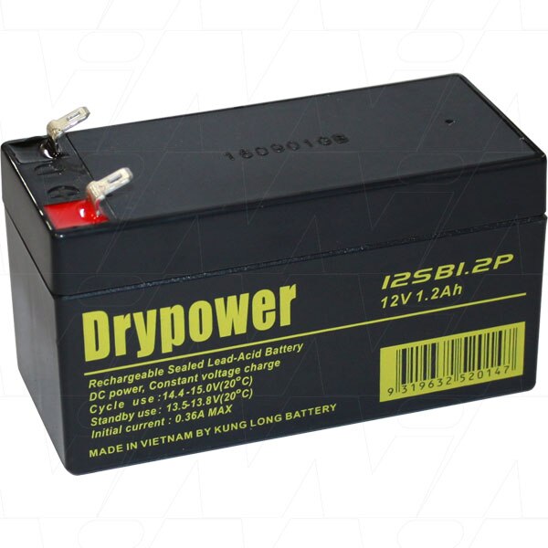 Drypower 12V 1.2Ah SLA Battery - Battery World
