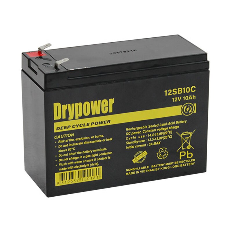 Drypower 12V 10Ah SLA Battery - Battery World
