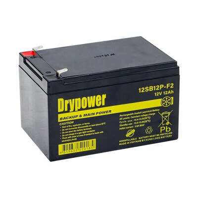 Drypower 12V 12Ah F2 SLA Battery - Battery World