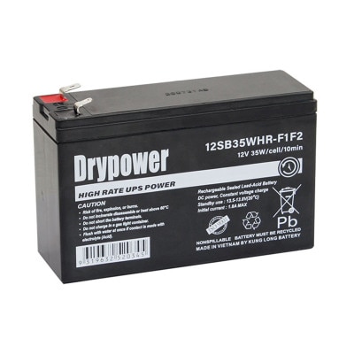 Drypower 12V 35W (7Ah) F1 F2 SLA Battery - Battery World