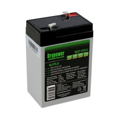 6.4V 3.8Ah 2S1P LiFePO4 Battery F1 Terminal - Battery World