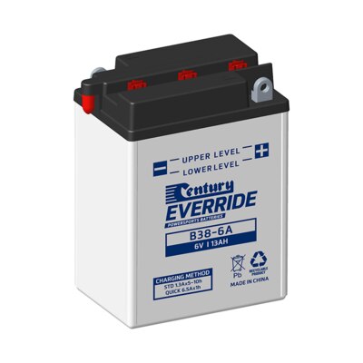 B38-6A Century Motorcycle Battery - Battery World