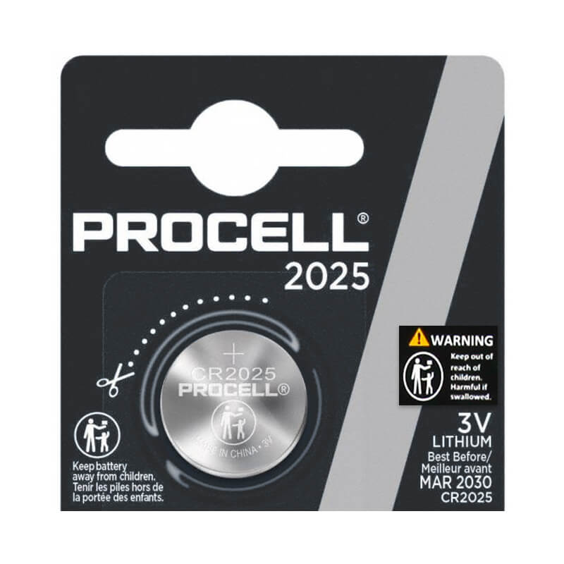CR2025 3V Lithium Coin Cell - Battery World