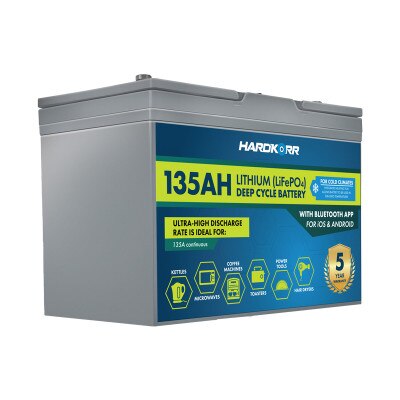 135Ah Cold Climate Lithium Deep Cycle Battery - Battery World