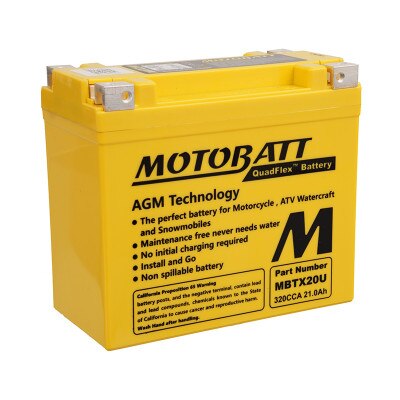 MBTX20U 12V Motobatt Battery - Battery World