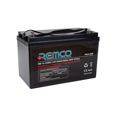 12V 120 A/H Deep Cycle Remco N86 case - Battery World