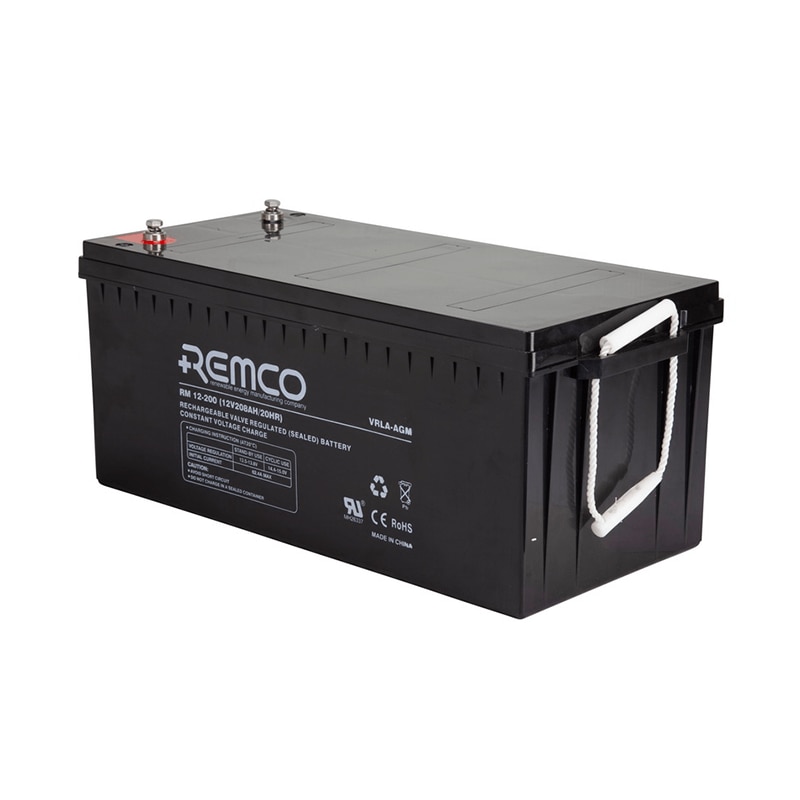 RM12-200 REMCO VRLA AGM Battery - Battery World