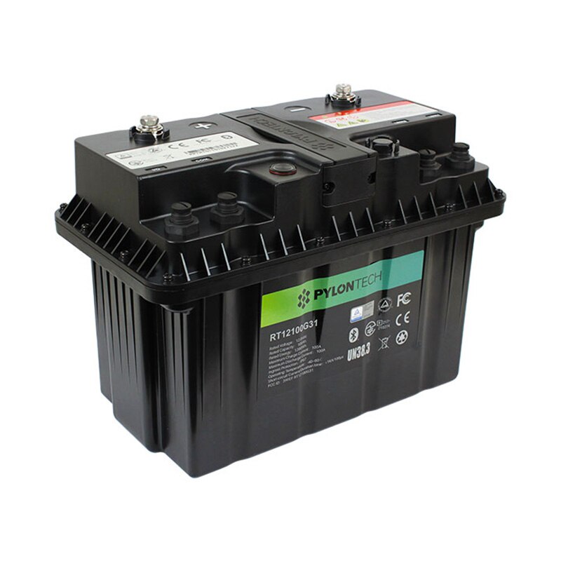 12.8V 100Ah Pylontech IP67 LiFePO4 Battery (1280Wh) - Battery World