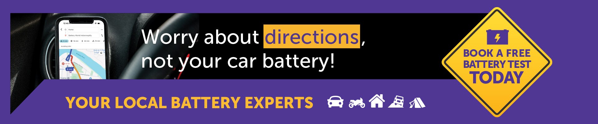 Book your free battery health check